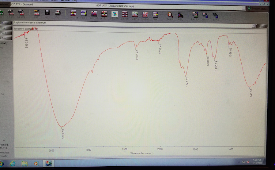 Solved Interpret the IR spectrum of both compounds: First | Chegg.com