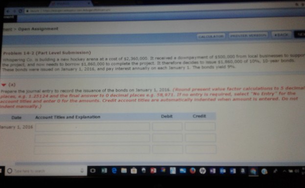 Solved Prablem 14-2 (Part Level Submissien) beprepotand now | Chegg.com