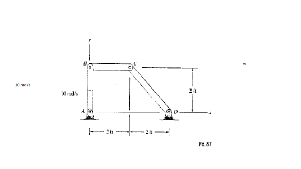 Solved Bar Ab Rotates In The Counterclockwise Direction With
