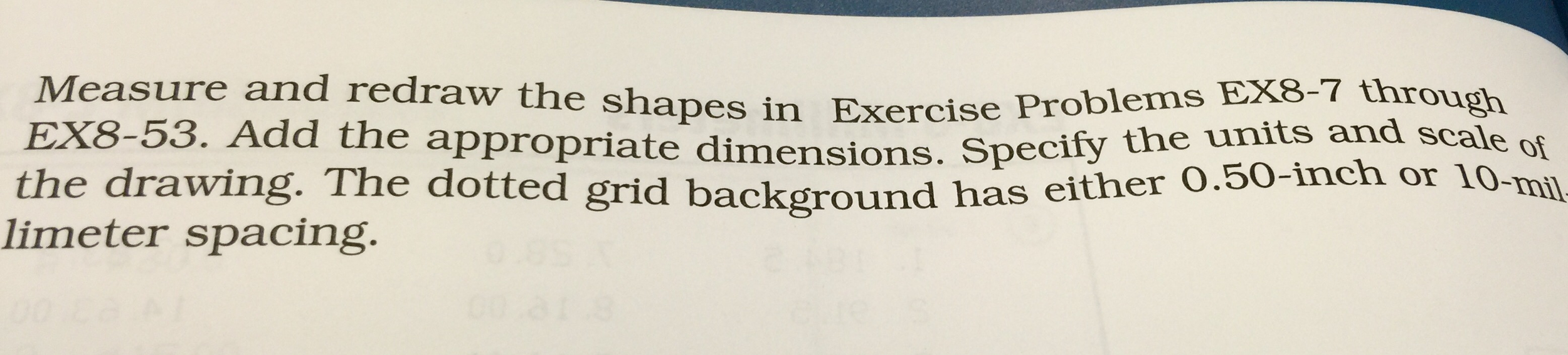 Measure and redraw the shapes in Exercise problems | Chegg.com