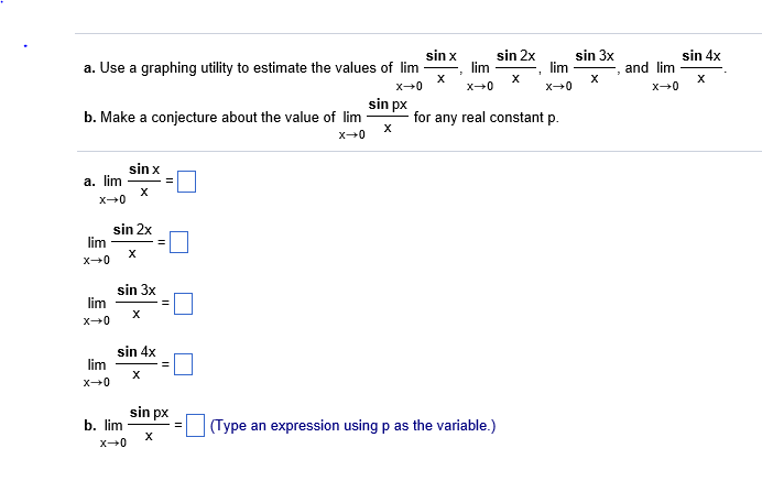 Solved Use a graphing utility to estimate the values of | Chegg.com