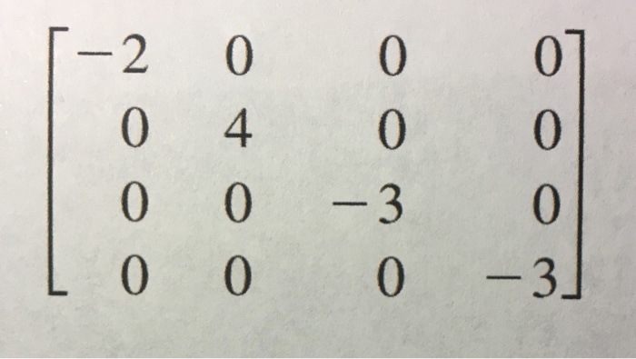 Solved Find The Eigenvalues Of The Triangular Or Diagonal 0183