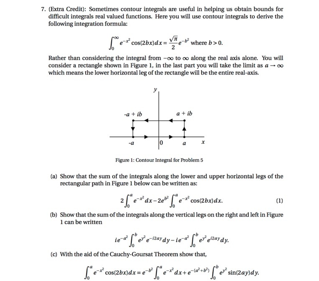 Sometimes contour integrals are useful in helping us | Chegg.com