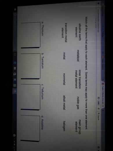 Solved Match all the terms that apply to each element Some | Chegg.com