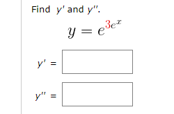 Solved Find y' and y | Chegg.com