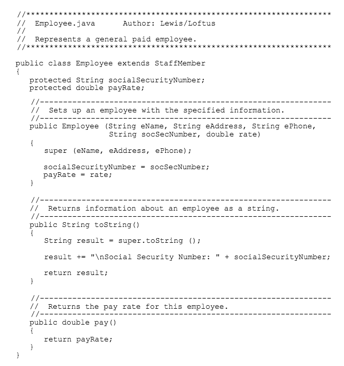 Solved 1. Another Type of Employee The files Firm,java, | Chegg.com