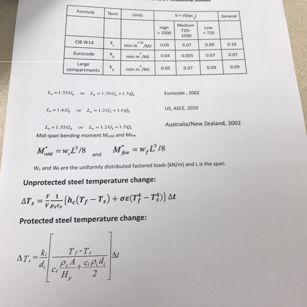Solved 4. a. Calculate the equivalent fire severity using | Chegg.com
