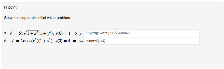 Solved Solve the separable initial value problem. y' = 6x | Chegg.com