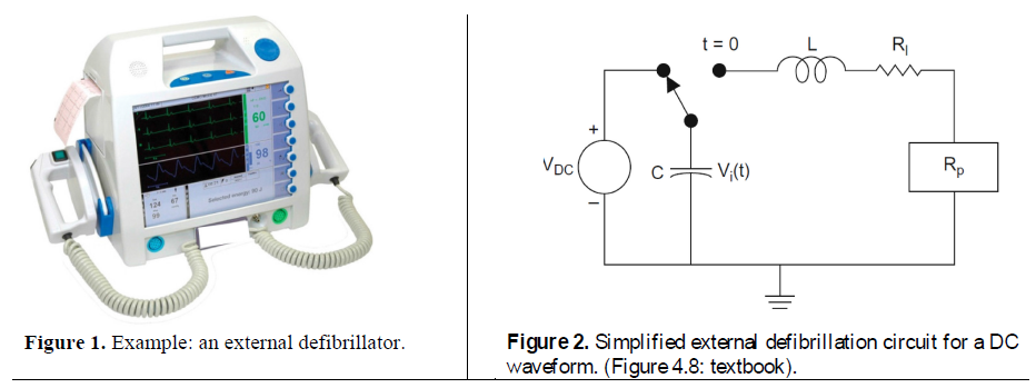 Q1. An external defibrillator (example shown in | Chegg.com