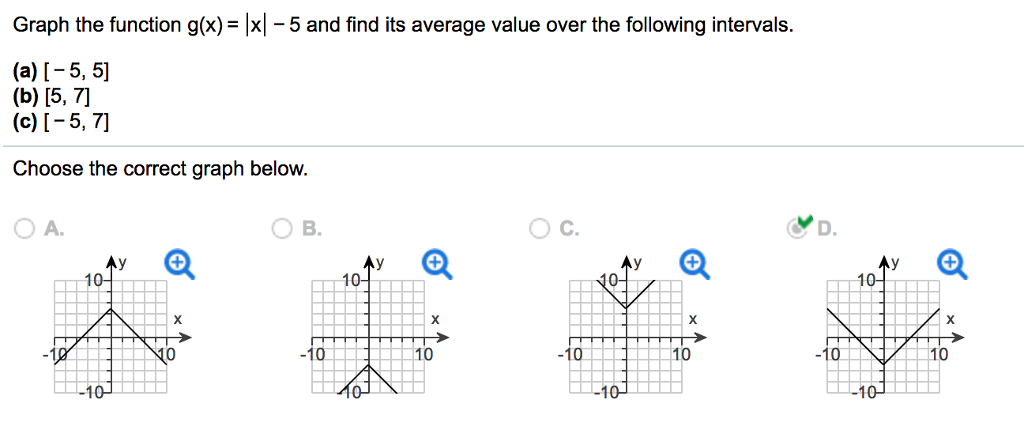 Solved Graph the function g(x) = |x| - 5 and find its | Chegg.com