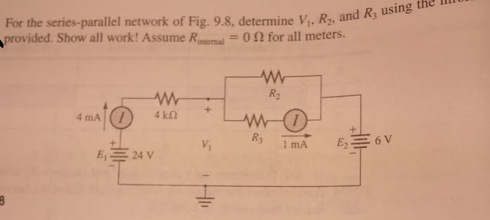 Solved For the series-parallel network of Fig. 9.8, | Chegg.com