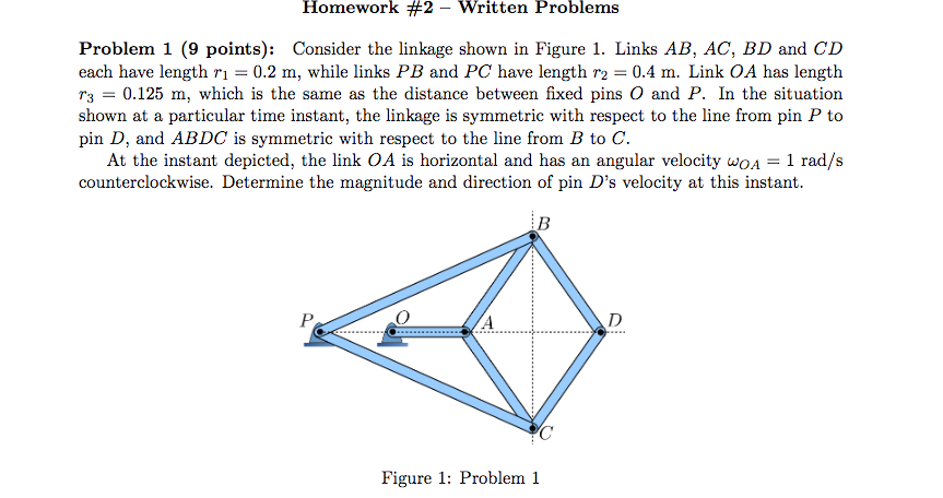 Solved Homework #2-Written Problems Problem 1 (9 points): | Chegg.com