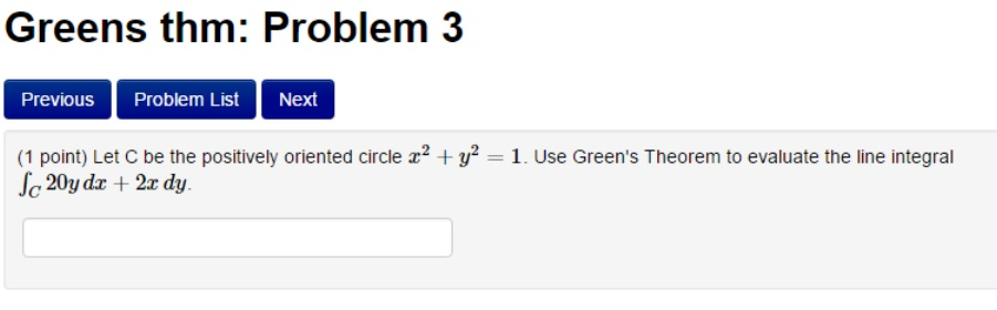 Solved (1 point) Let C be the positively oriented circle | Chegg.com