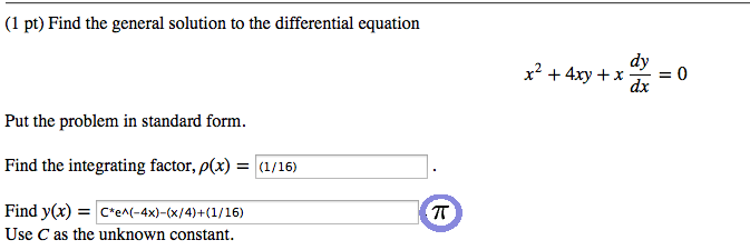 The differential equation has an implicit general | Chegg.com