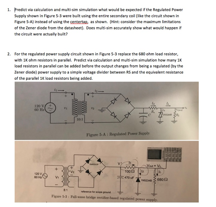 Predict via calculation and multi-sim simulation what | Chegg.com