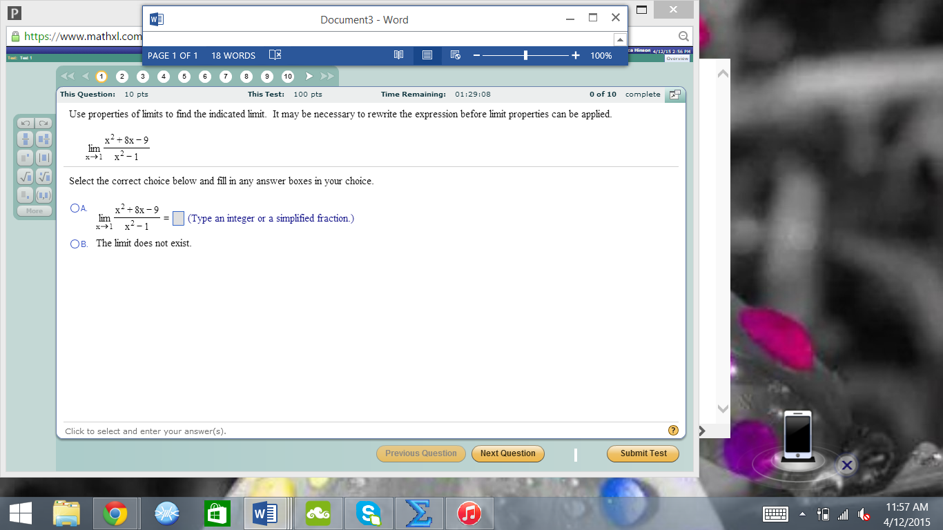 Solved X Document3 Word A https://www.mathxl.com 100% PAGE 1 | Chegg.com