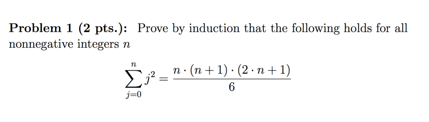 Solved Prove by induction that the following holds for all | Chegg.com