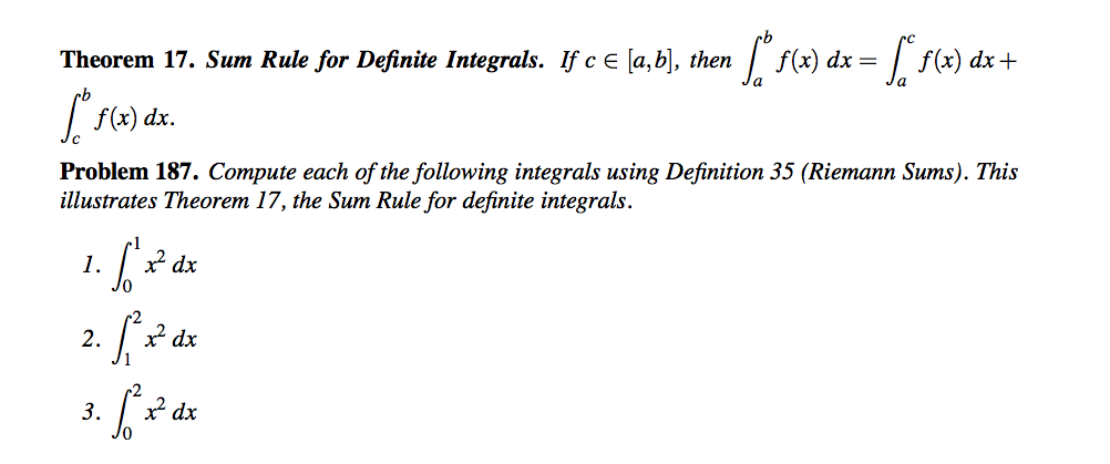 Solved Sum Rule For Definite Integrals If C Belongs To a Chegg solved-sum-rule-for-definite-integrals-if-c-belongs-to-a-chegg