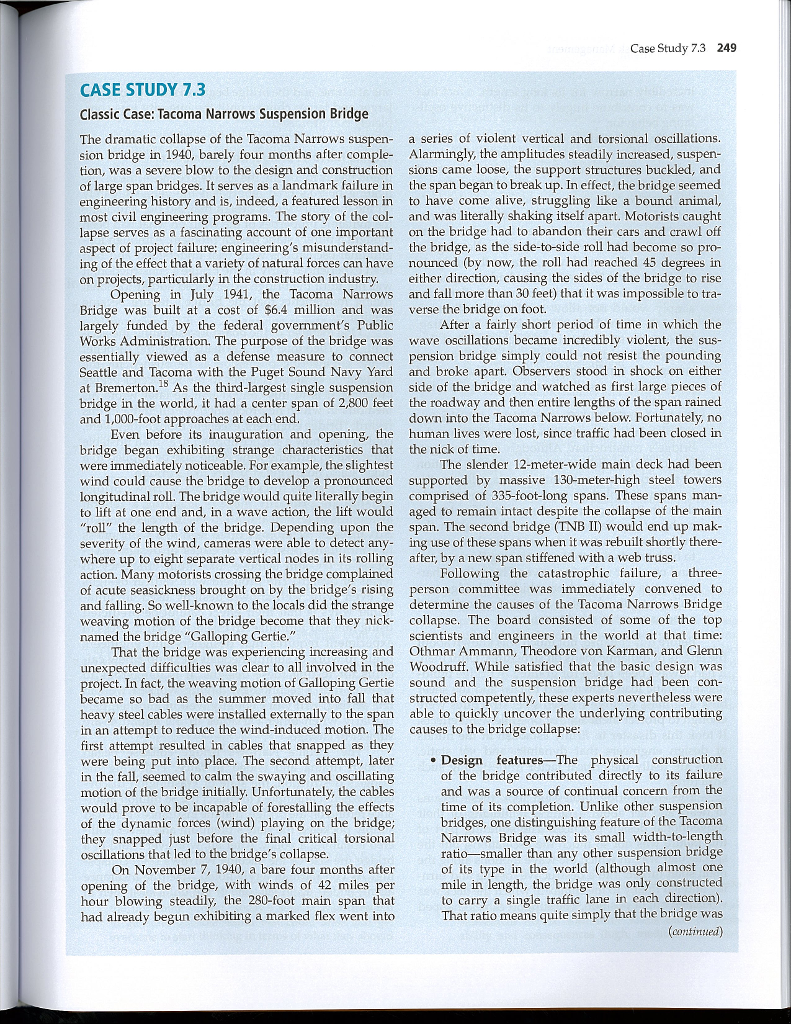 Solved Case Study 7.3 249 CASE STUDY 7.3 Classic Case: | Chegg.com