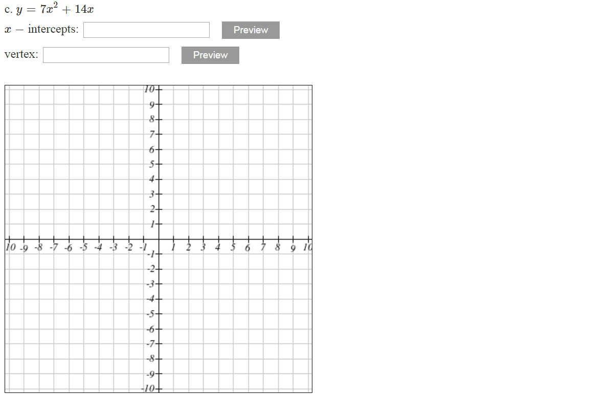 Solved Y 7x 2 14x Chegg