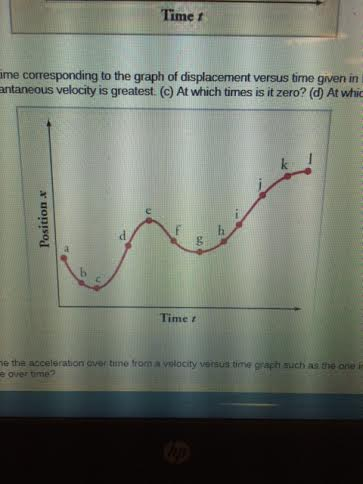a.) Sketch a graph of velocity vs. time corresponding | Chegg.com