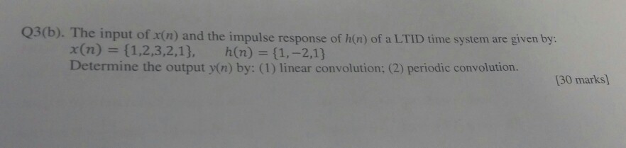 Solved Q3(a). A causal LTID system is described by the | Chegg.com Solved Q3(a). A causal LTID system is described by the | Chegg.com
