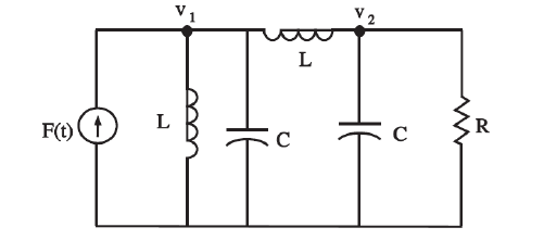 Solved Given the following circuit, Determine the integral | Chegg.com