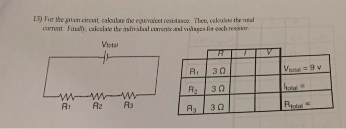 Solved For the given circuit, calculate the equivalent | Chegg.com