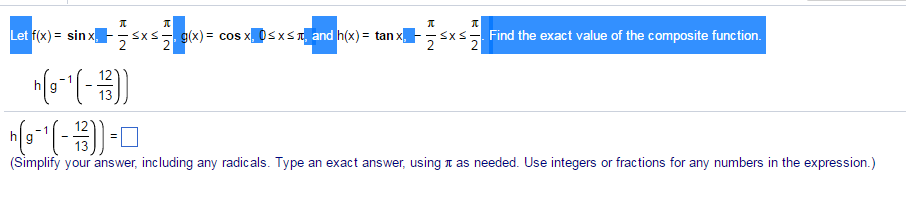 Solved Let f(x) = sin x, -pi/2 lessthanorequalto x | Chegg.com