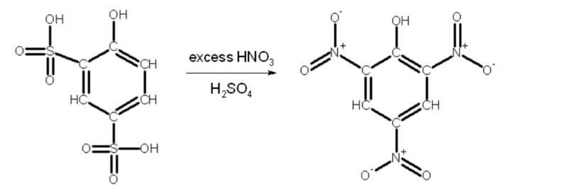 Solved OH OH OH excess HNO3 H2SO4 CH | Chegg.com