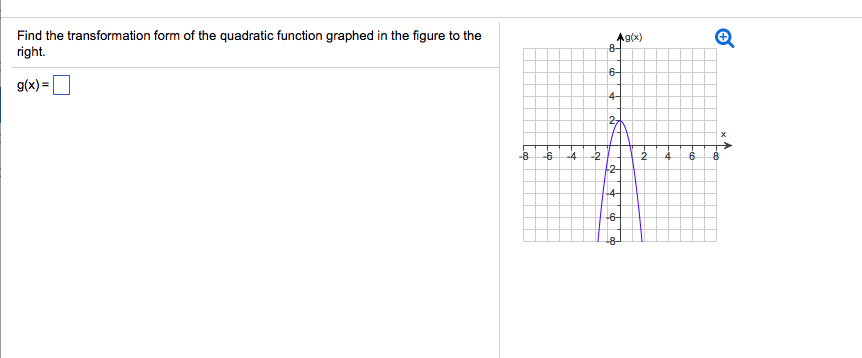 Solved Find the transformation form of the quadratic | Chegg.com