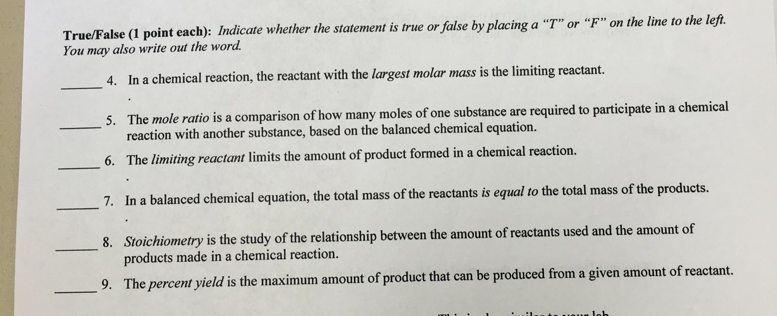 Solved Indicate whether the statement is true or false by | Chegg.com