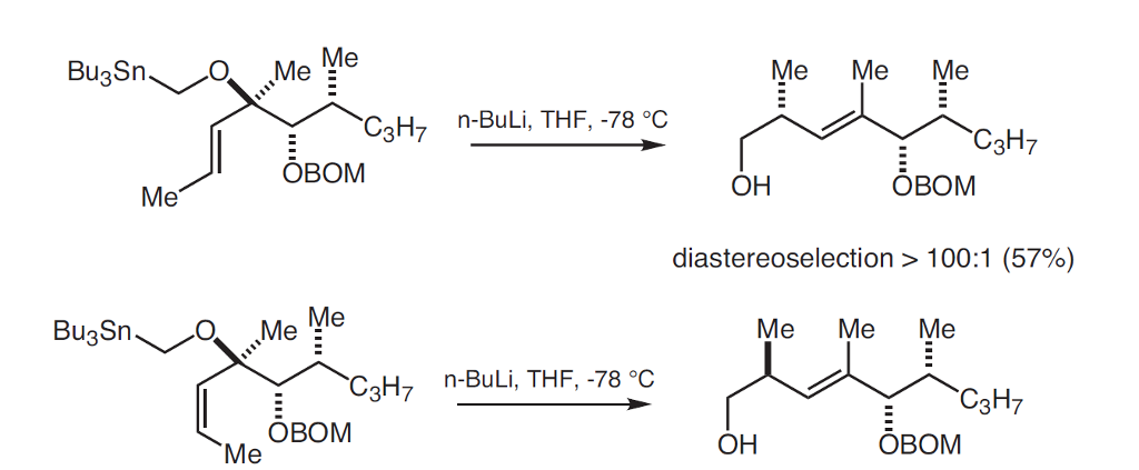 Solved Me Me Me CaH7 n-BuLi, THF, -78 °C C3H7 OBOM OH OBOM | Chegg.com