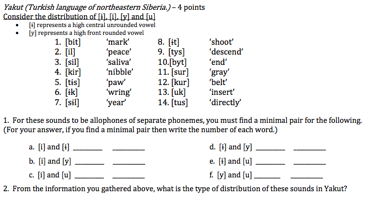 Yakut (Turkish language of northeastern Siberia.) | Chegg.com