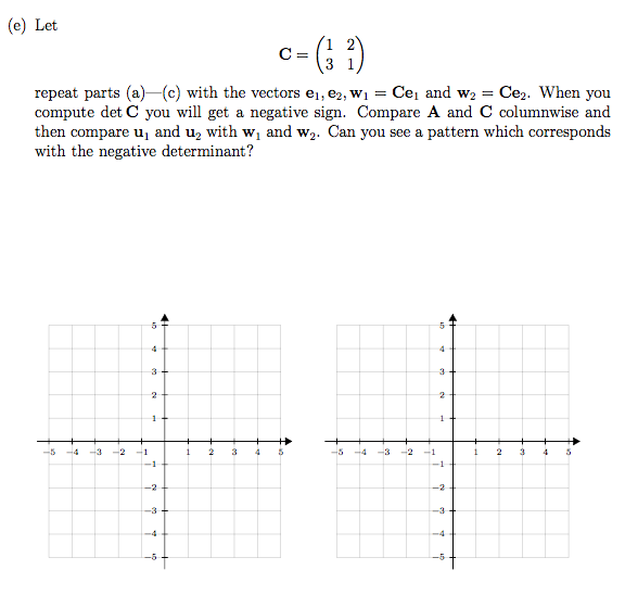 Solved 4. (5 points) Matrices as Linear Transformations & | Chegg.com