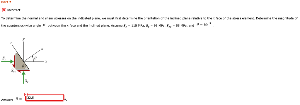 Solved Correct Consider a point in a structural member that | Chegg.com