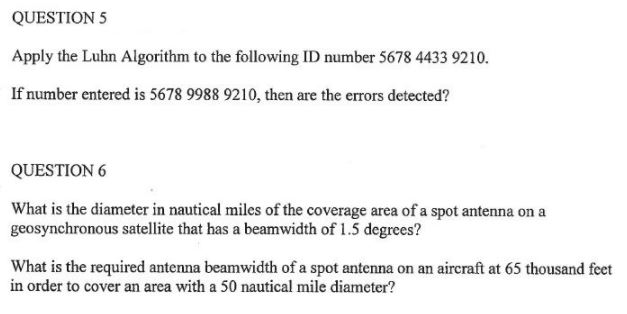 Solved QUESTION 5 Apply the Luhn Algorithm to the following | Chegg.com