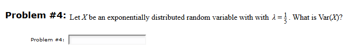 Solved Let X be an exponentially distributed random variable | Chegg.com