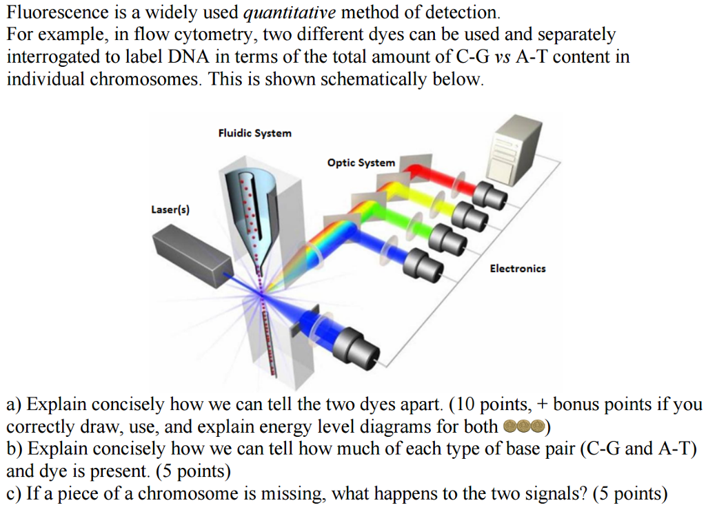 Solved Fluorescence is a widely used quantitative method of | Chegg.com