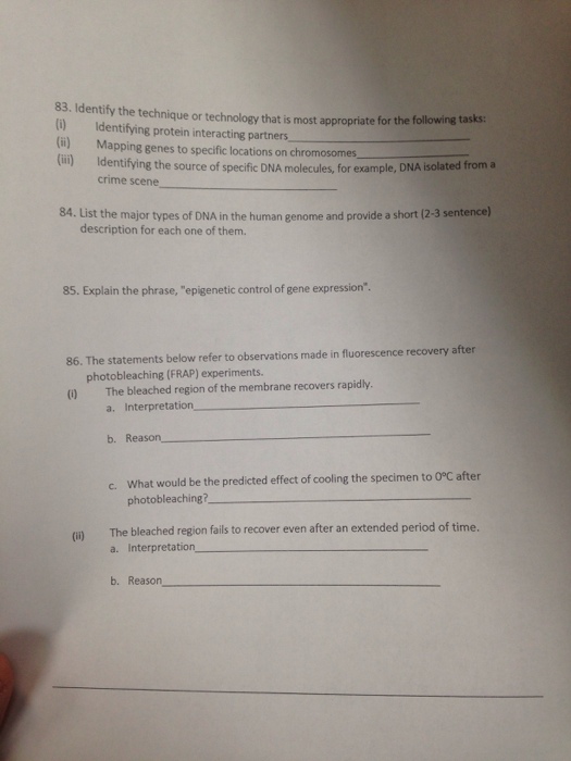 Solved Identify the technique or technology that is most | Chegg.com