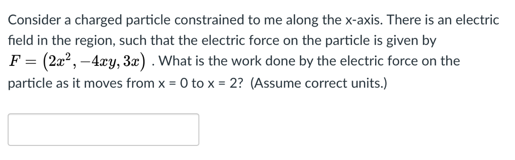Solved Consider a charged particle constrained to me along | Chegg.com