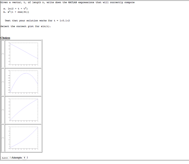 Solved Given a vector, t, of length n, write down the MATLAB | Chegg.com