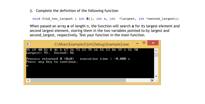 Solved Complete the definition of the following function | Chegg.com