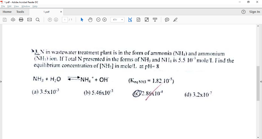 Solved 1.pdf-Adobe Acrobat Reader DC File Edit View岦indow | Chegg.com