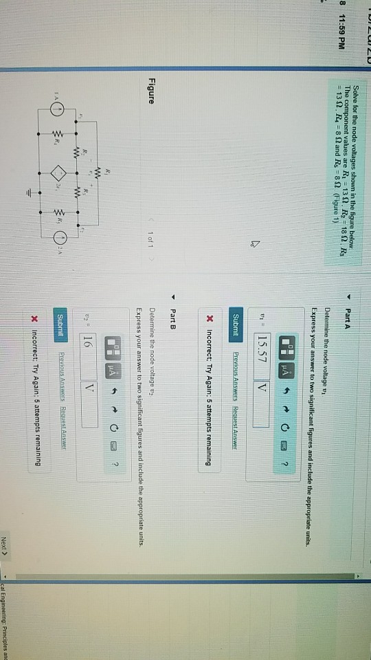 Solved Solve for the node voltages shown in the figure below | Chegg.com Solved Solve for the node voltages shown in the figure below | Chegg.com