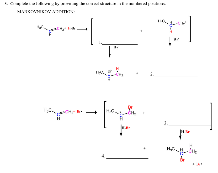Solved Complete the following by providing the correct | Chegg.com