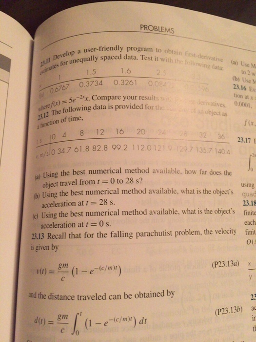 Develop a user-friendly program to obtain | Chegg.com