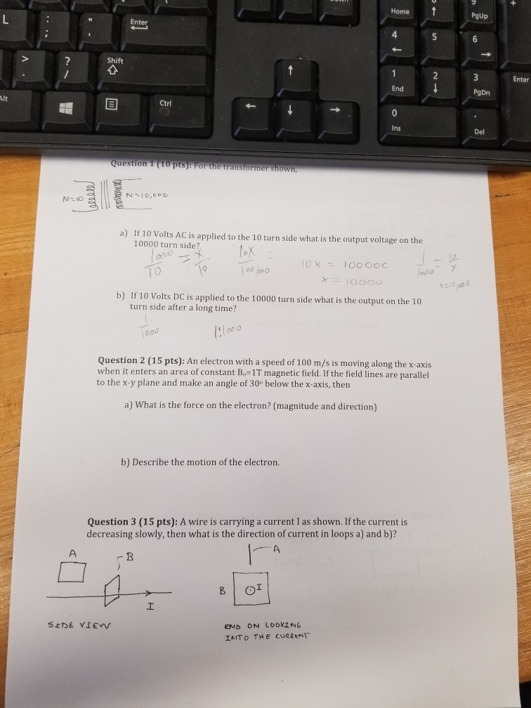 Solved PgUp Shift End PgDn Alt Ins Del Question 1 (10 pts)j: | Chegg.com