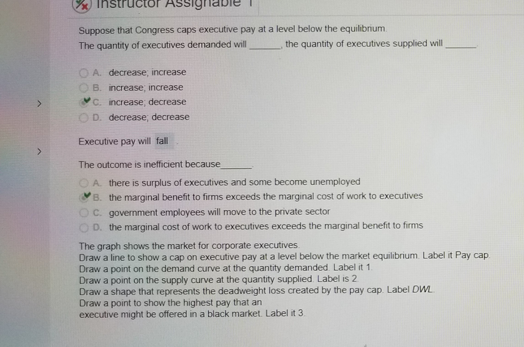 Solved (%) Instructor Assignable ! Suppose that Congress | Chegg.com
