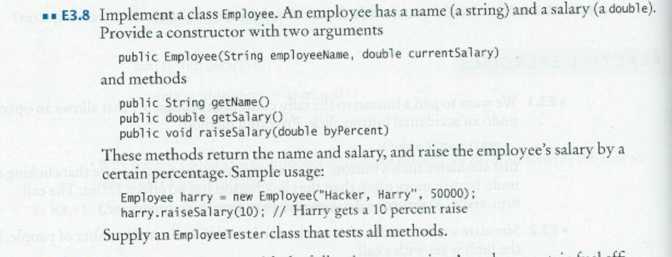 Solved Implement a class Employee. An employee has a name (a | Chegg.com